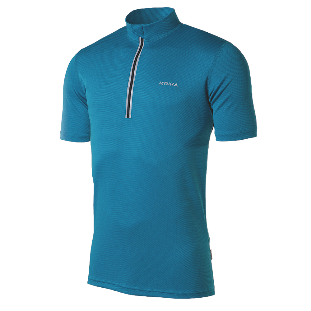 Pánské cyklo - triko s kr. rukávem - caribe-černá - Moira